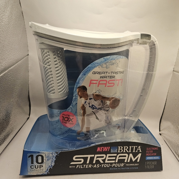 Brita | Kitchen | Brand New Brita Stream Rapids Cup Pitcher Water ...